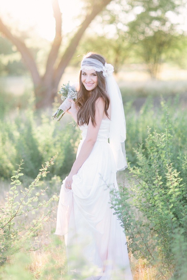 Magic Hour - Sun-Gilded Bohemian Bridal Portraits - Hey Wedding Lady