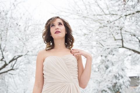 Winter Queen - Snowy Bridal Portraits by Angela Hubbard Photography ...