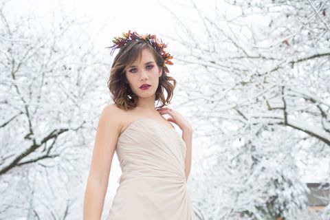 Winter Queen - Snowy Bridal Portraits by Angela Hubbard Photography ...