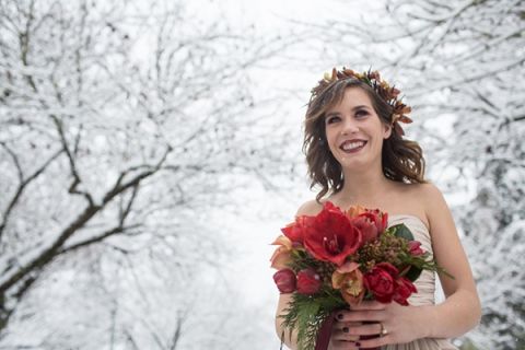 Winter Queen - Snowy Bridal Portraits by Angela Hubbard Photography ...