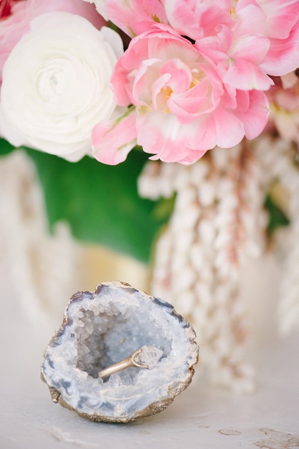 Raw Gem and Geode Wedding Inspiration - Hey Wedding Lady