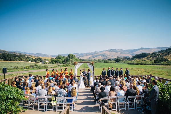 Modern Ranch Wedding in Orange and Aqua - Hey Wedding Lady