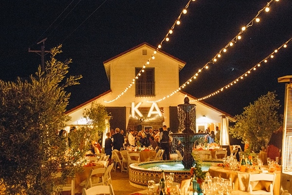 Modern Ranch Wedding in Orange and Aqua - Hey Wedding Lady