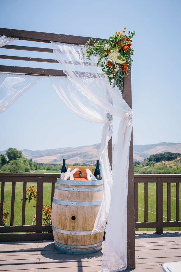 Modern Ranch Wedding in Orange and Aqua - Hey Wedding Lady