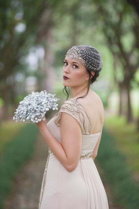 Golden Goddess - Crystal, Gold, and Champagne Bridal Shoot - Hey ...
