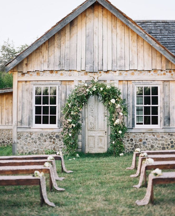 Earthy and Elegant Rustic Wedding in Dusty Blue and Taupe - Hey Wedding ...