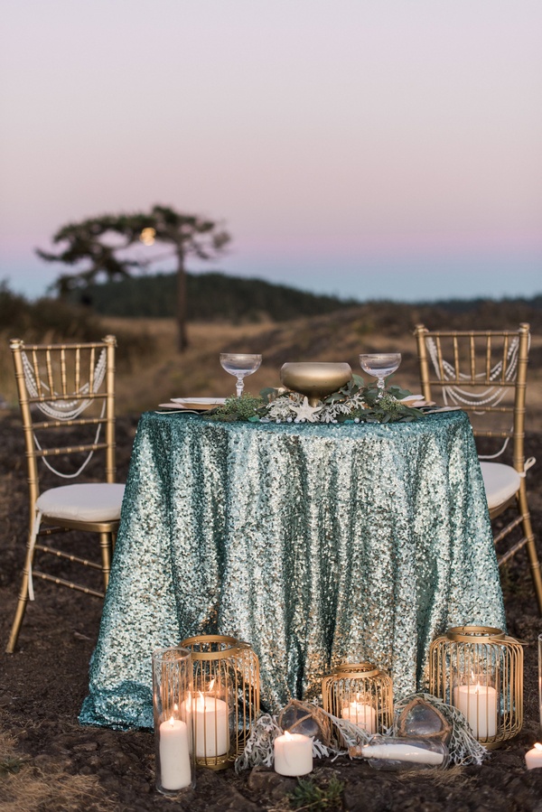 Glam Mermaid Wedding on the Moonlit Coast - Hey Wedding Lady
