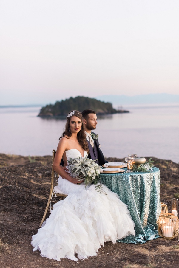 Glam Mermaid Wedding on the Moonlit Coast - Hey Wedding Lady