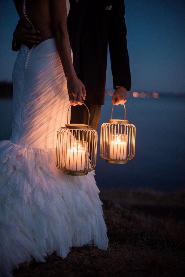 Glam Mermaid Wedding on the Moonlit Coast - Hey Wedding Lady
