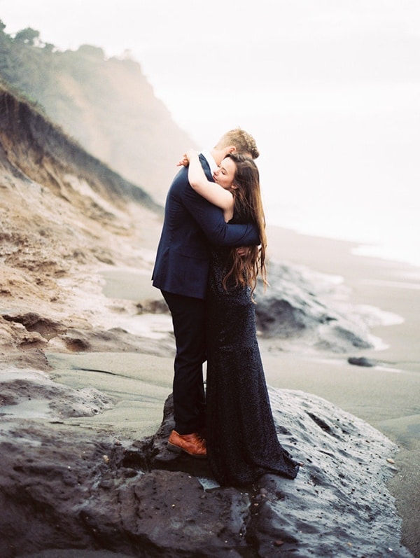 Moody and Misty Beach Engagement Shoot - Hey Wedding Lady