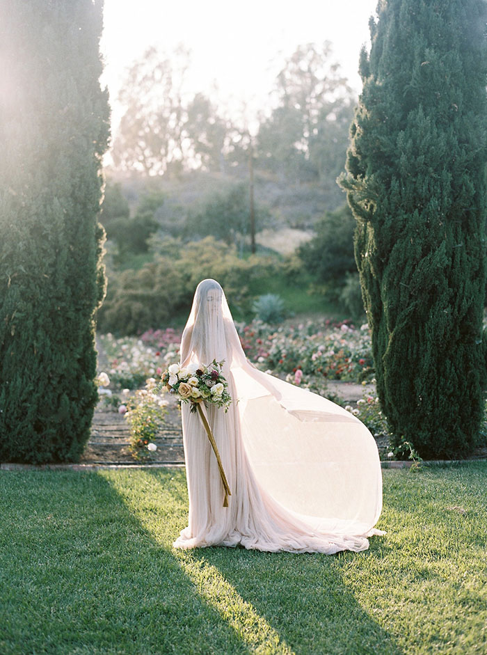 Ethereal Spring Rose Garden Wedding Shoot - Hey Wedding Lady