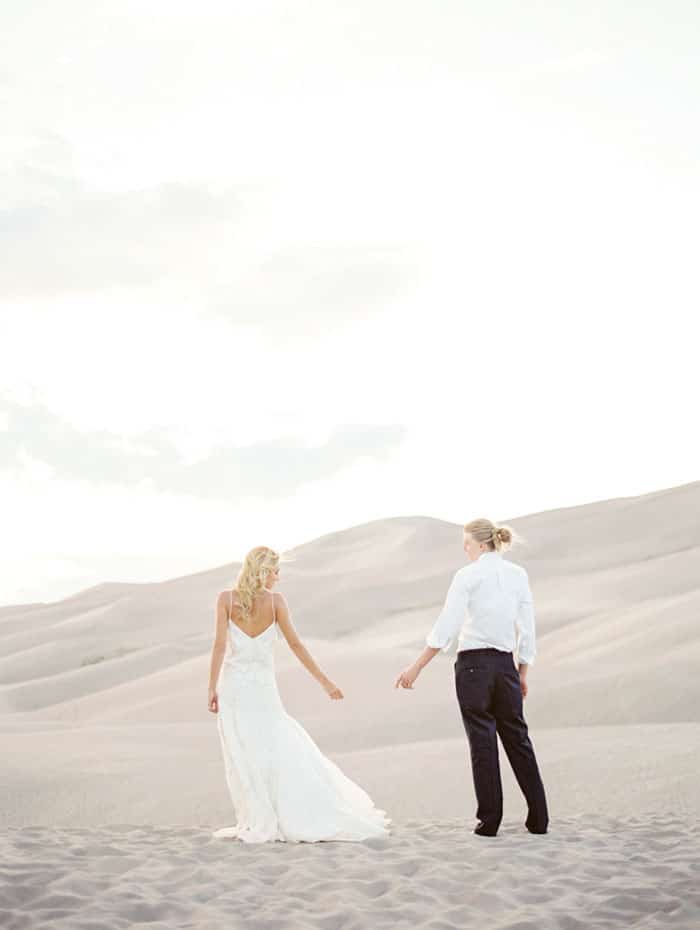 Organic and Intimate Desert Wedding in the Great Sand Dunes - Hey ...