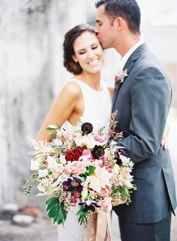 Botanical Opulence Wedding in Red and Plum - Hey Wedding Lady