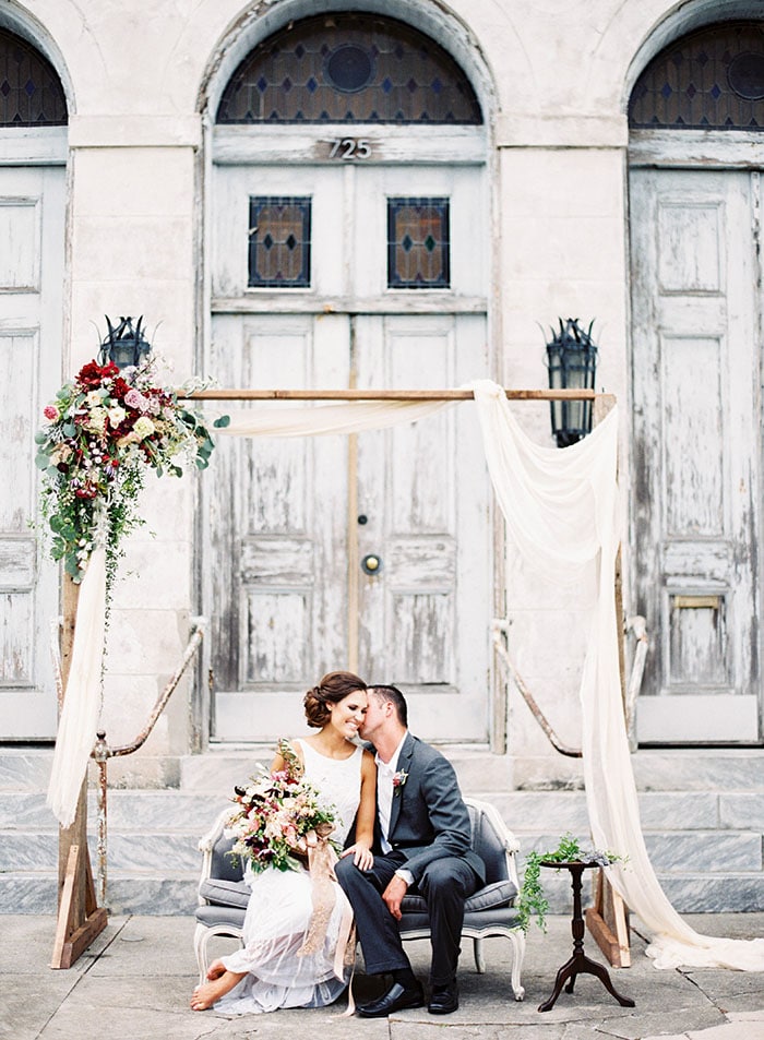 Botanical Opulence Wedding in Red and Plum - Hey Wedding Lady