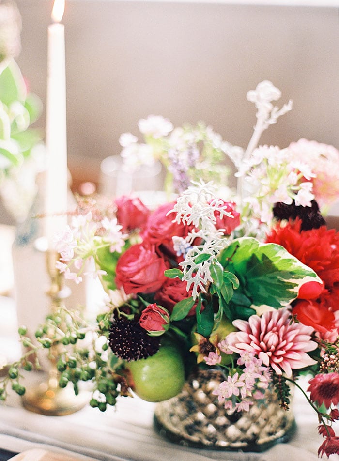 Botanical Opulence Wedding in Red and Plum - Hey Wedding Lady