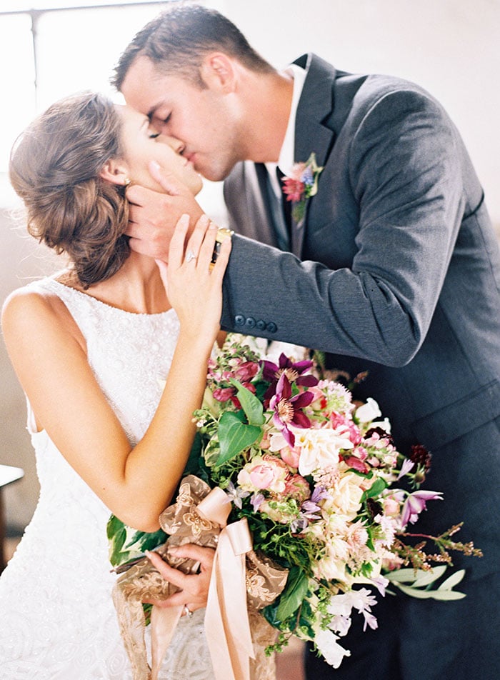 Botanical Opulence Wedding in Red and Plum - Hey Wedding Lady