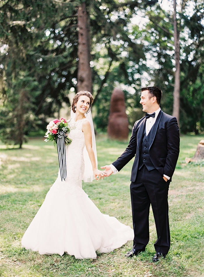 Whimsical Kate Spade Wedding in Black Tie - Hey Wedding Lady