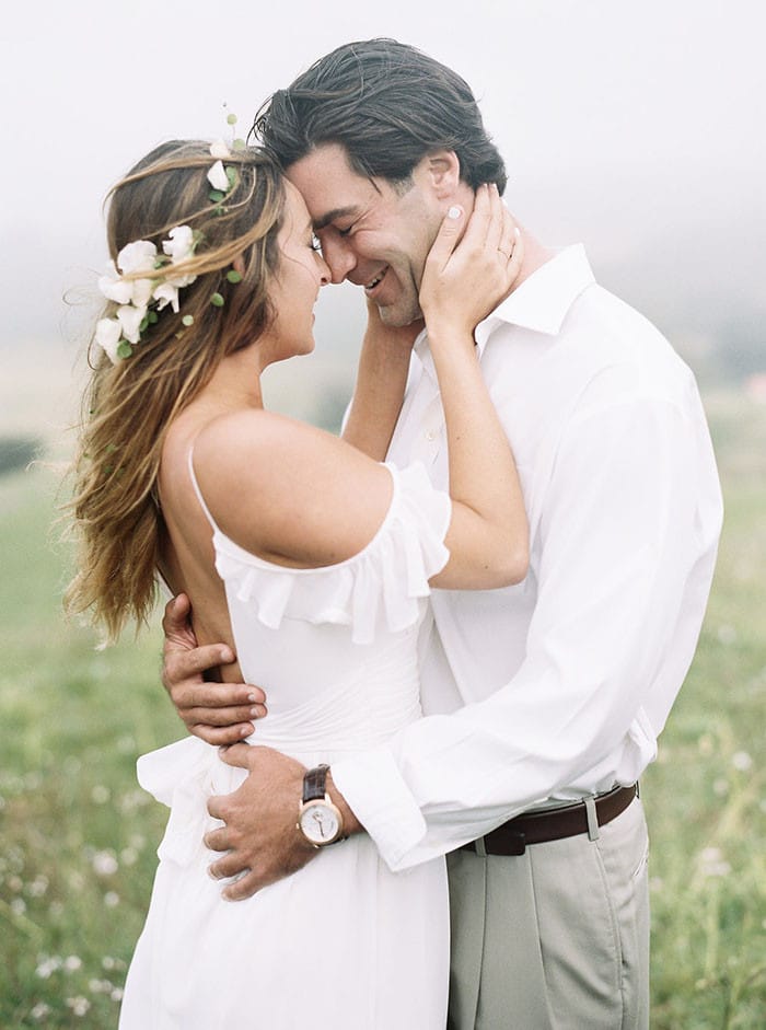 Rustic Bohemian Engagement Shoot in the Mist - Hey Wedding Lady