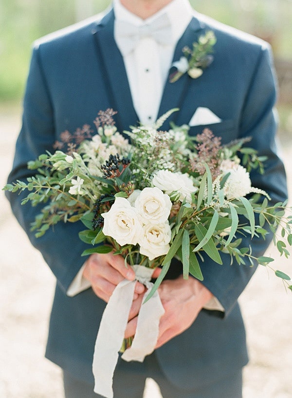 Rustic Elegance Ranch Wedding Shoot in Dusty Blue - Hey Wedding Lady