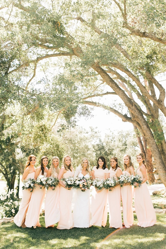 Fresh and Fun San Diego Wedding in Peach and Green - Hey Wedding Lady