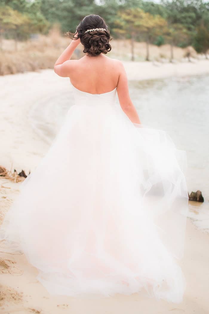 Dreamy Seaside Wedding in Classic Coastal Shades - Hey Wedding Lady