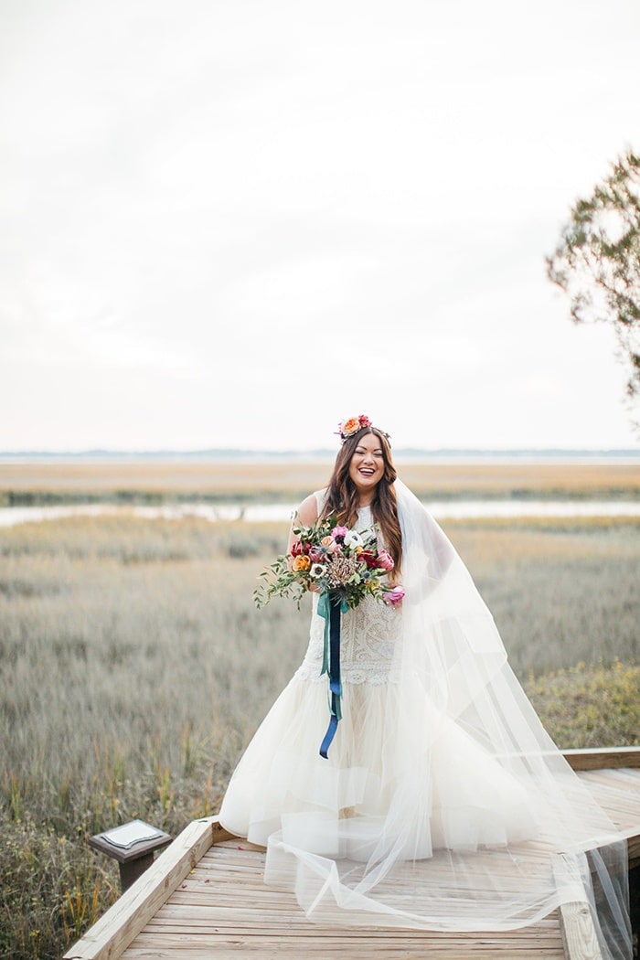 Colorful Chic Bohemian Glam Wedding - Hey Wedding Lady