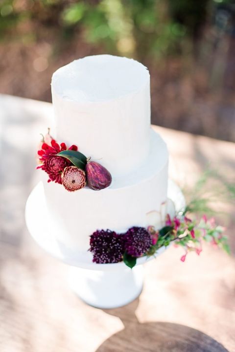 Fall Flavors - Copper and Cranberry for a Winery Wedding - Hey Wedding Lady