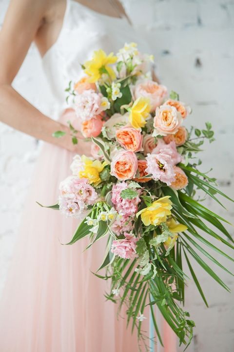 Neon Spring Flowers for a Tropical Wedding - Hey Wedding Lady