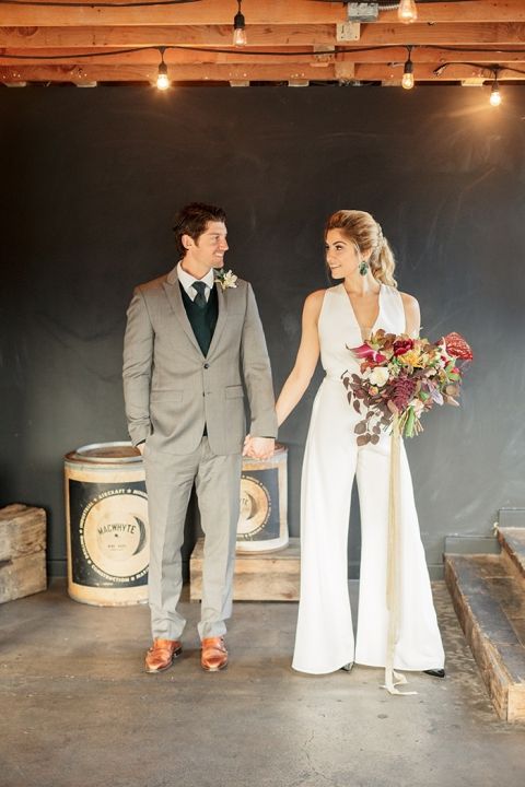Industrial Chic Warehouse Wedding with Modern Edge - Hey Wedding Lady