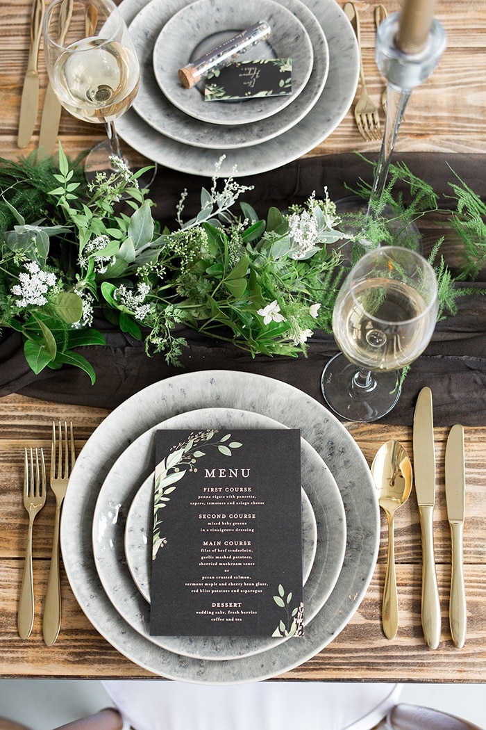 Industrial Greenery Wedding Style with Minted - Hey Wedding Lady