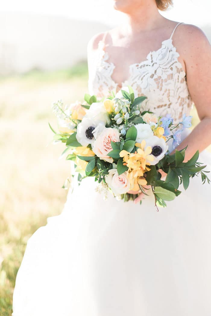 Sunshine and Wildflowers for a Rustic Wedding Day - Hey Wedding Lady