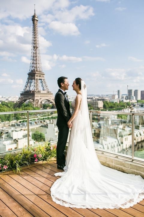 Luxury Destination Wedding Day in Paris - Hey Wedding Lady