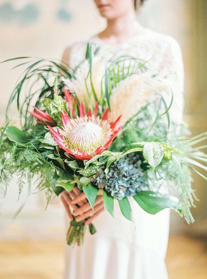 Tropical Greenery with the Elegance of Paris - Hey Wedding Lady