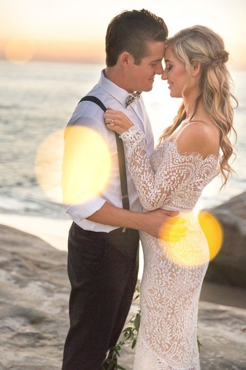 Barefoot Beach Bride for a Coastal Elopement - Hey Wedding Lady