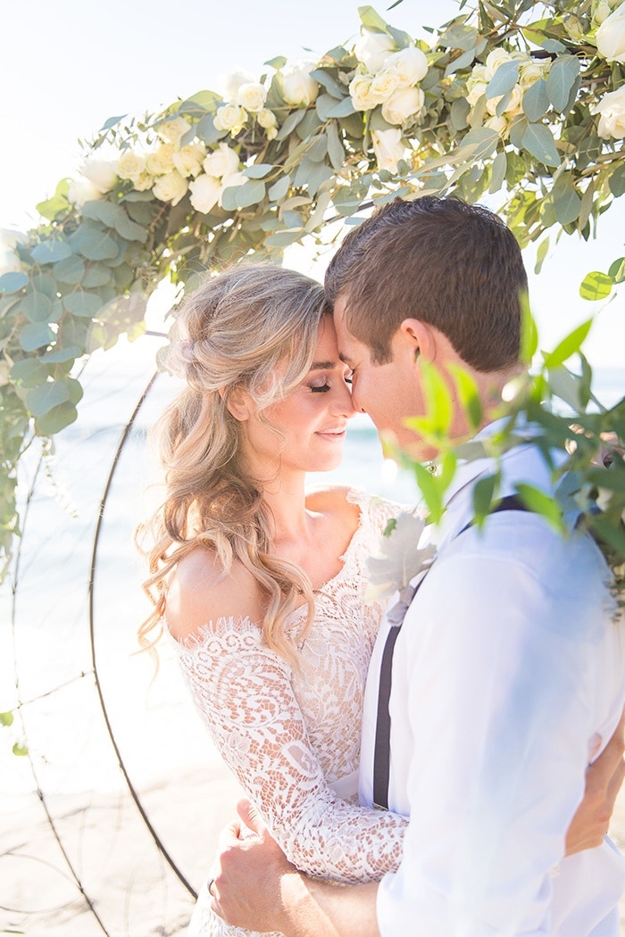 Barefoot Beach Bride for a Coastal Elopement - Hey Wedding Lady