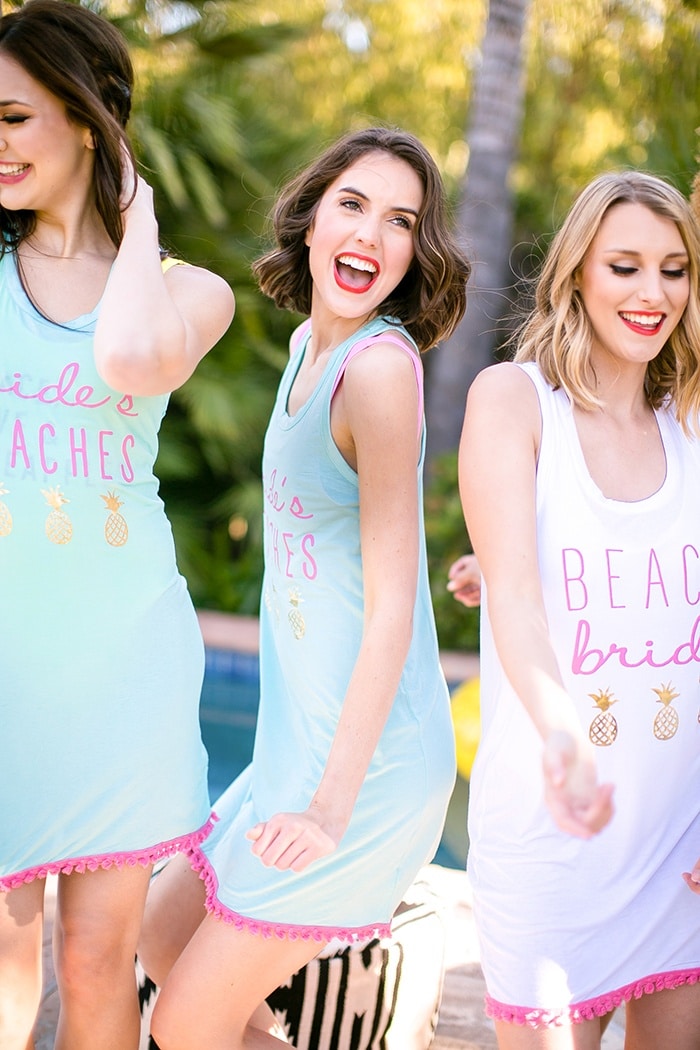 Colorful Pool Party Bachelorette - Hey Wedding Lady Colorful Pool Party Bachelorette - Hey Wedding Lady