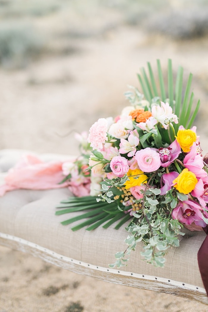 Desert Sunset Bridal Shoot in Joshua Tree - Hey Wedding Lady