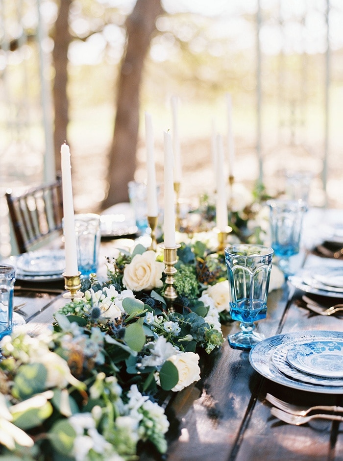 Hill Country Wedding Shoot in Shades of Blue - Hey Wedding Lady