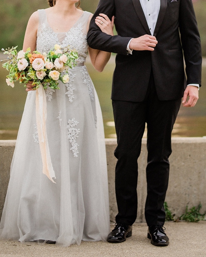 Gray Wedding Colors with Fresh Spring Style - Hey Wedding Lady