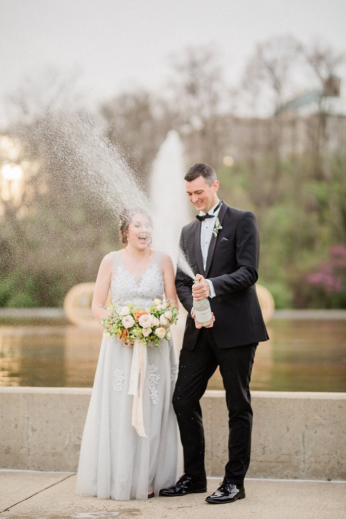 Gray Wedding Colors with Fresh Spring Style - Hey Wedding Lady