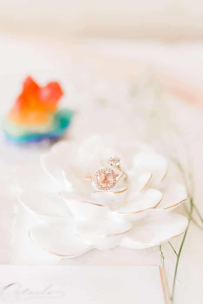 Modern Wedding Day Inspo in Rainbow Shades - Hey Wedding Lady