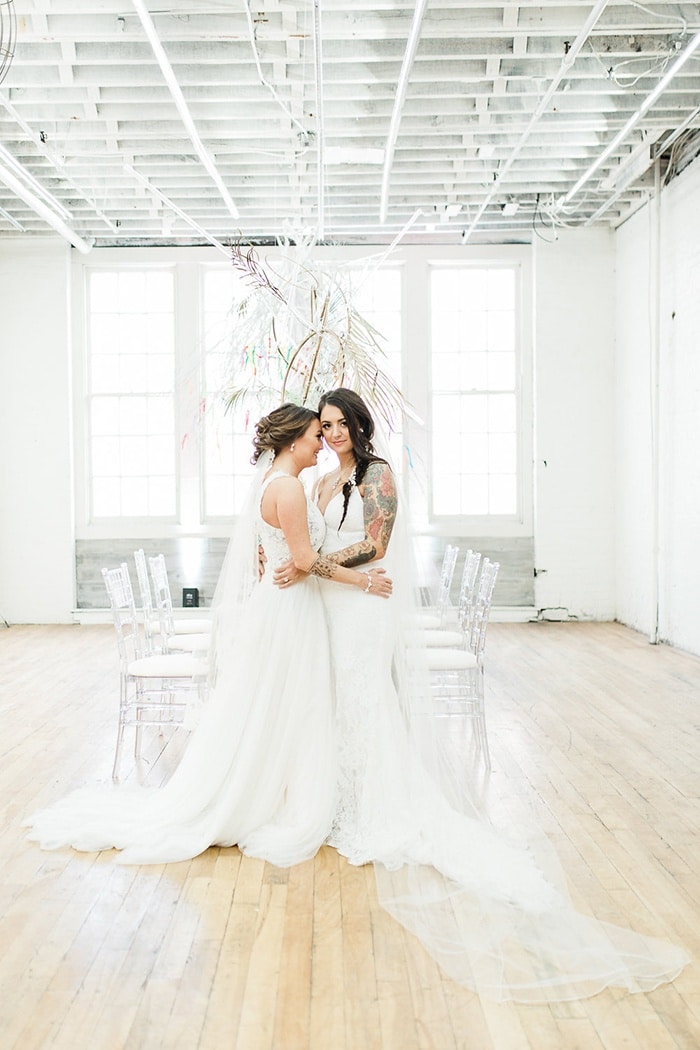 Modern Wedding Day Inspo in Rainbow Shades - Hey Wedding Lady