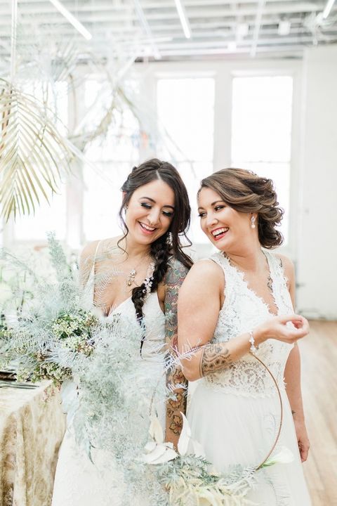 Modern Wedding Day Inspo in Rainbow Shades - Hey Wedding Lady