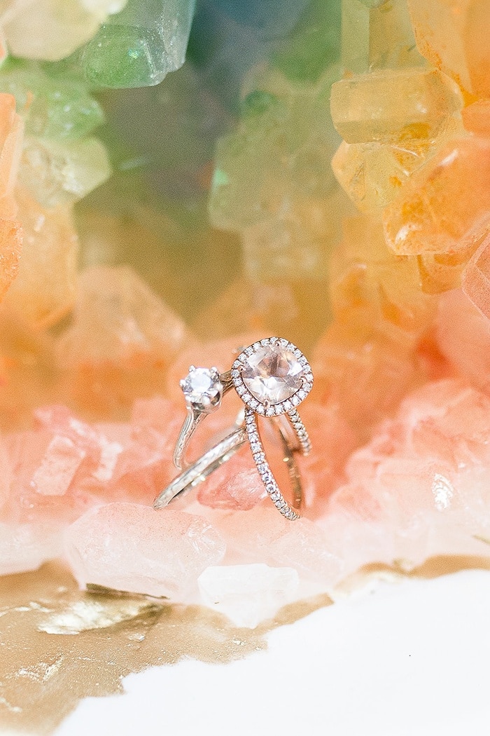 Modern Wedding Day Inspo in Rainbow Shades - Hey Wedding Lady