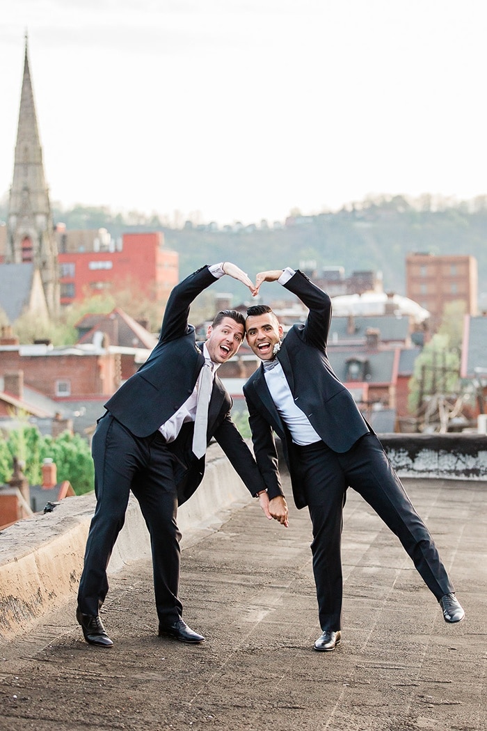 Modern Wedding Day Inspo in Rainbow Shades | Hey Wedding Lady