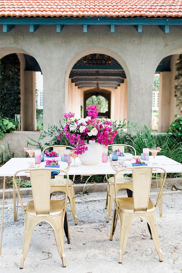 Colorful Fiesta Style in Tropical Pink and Blue - Hey Wedding Lady