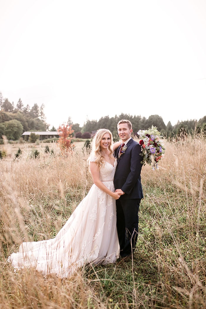 Farm Chic Wedding Day with Fall Colors - Hey Wedding Lady