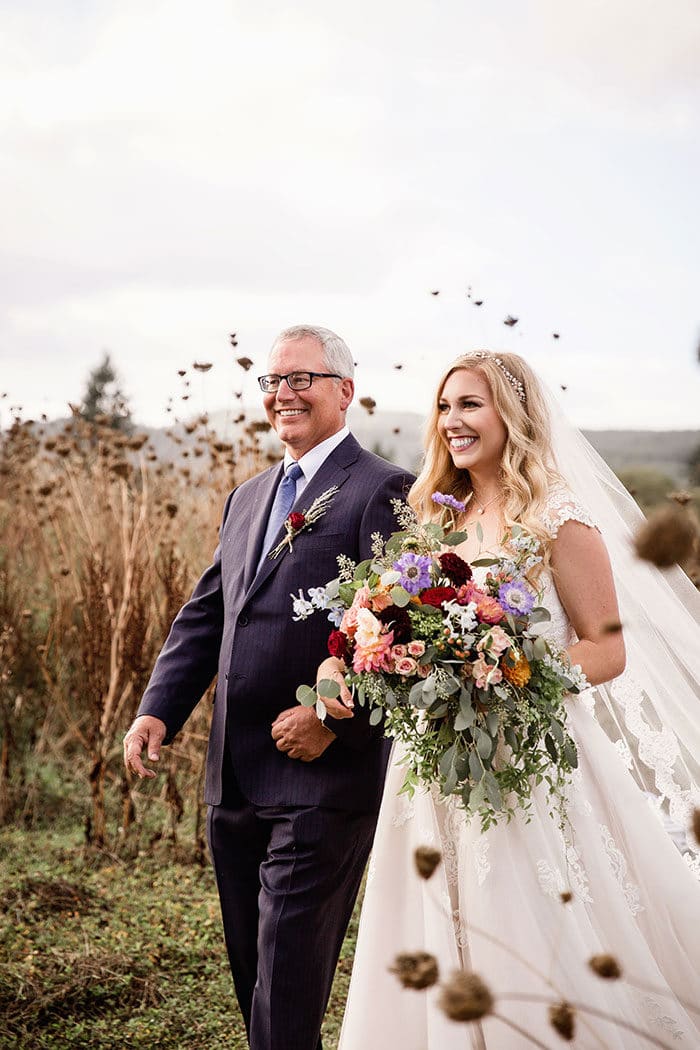 Farm Chic Wedding Day with Fall Colors - Hey Wedding Lady