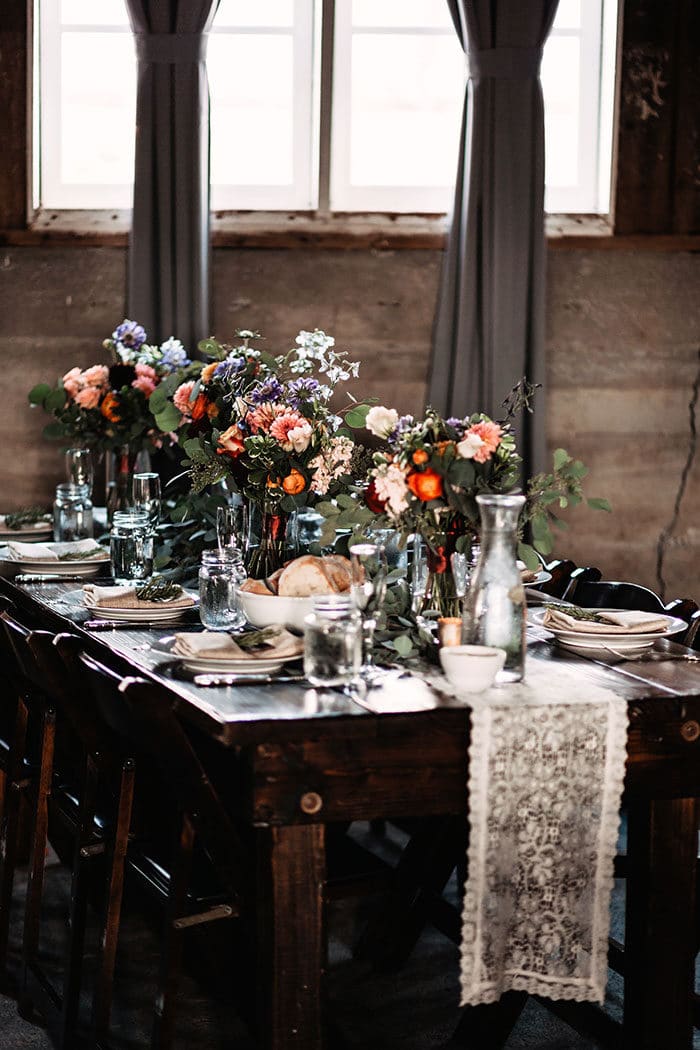 Farm Chic Wedding Day with Fall Colors - Hey Wedding Lady