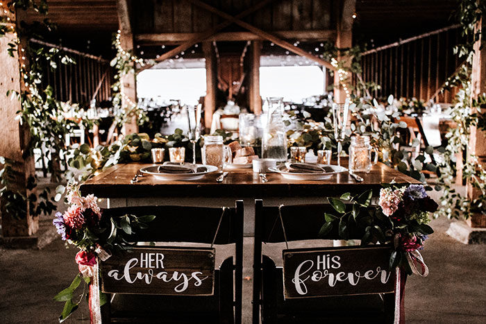 Farm Chic Wedding Day with Fall Colors - Hey Wedding Lady